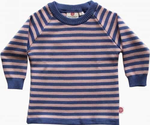 Merino wool jumpers for Girls - Periwinkle Rose - Snowdrop Merino